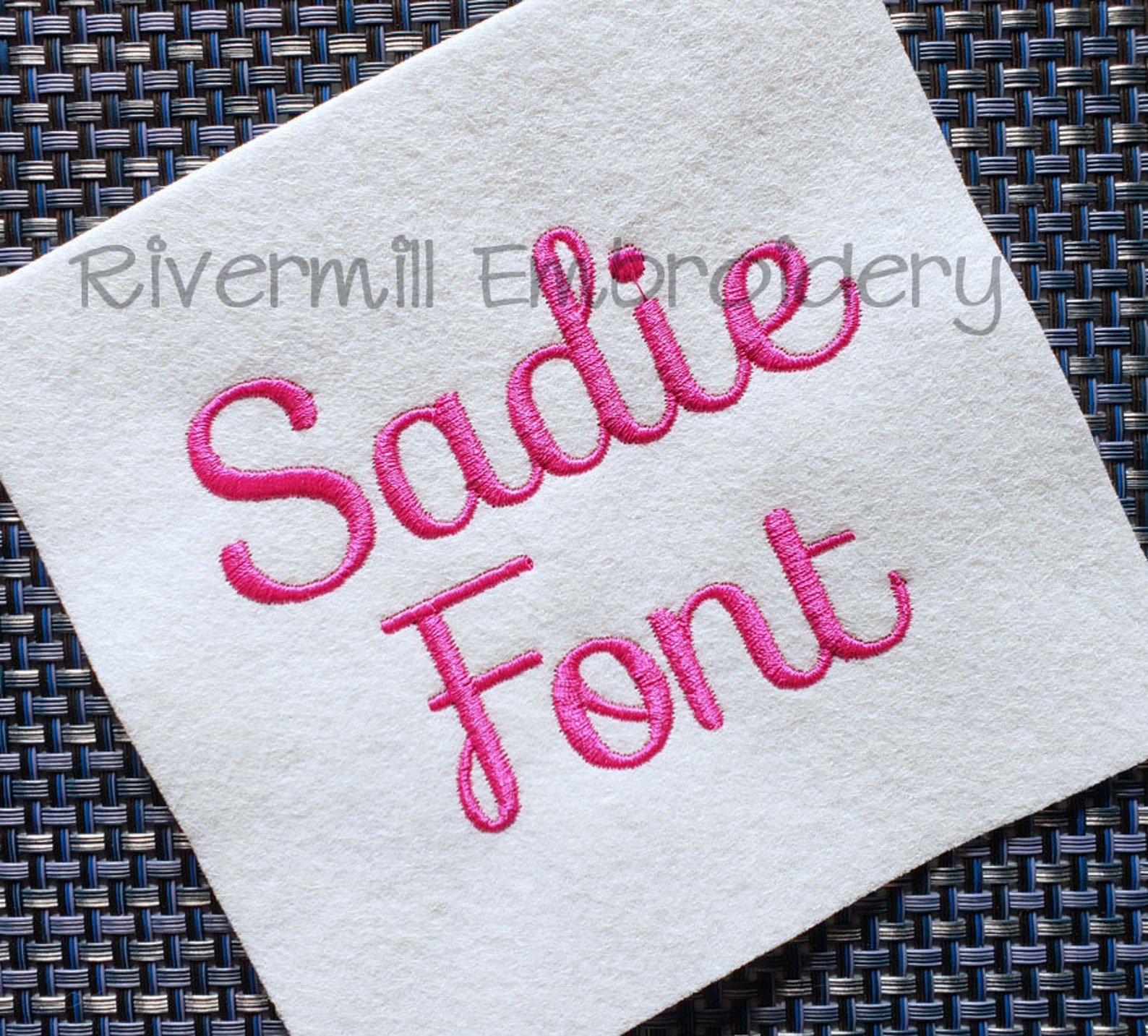 Sadie Machine Embroidery Font Monogram Alphabet - 3 Sizes - BX Files ...