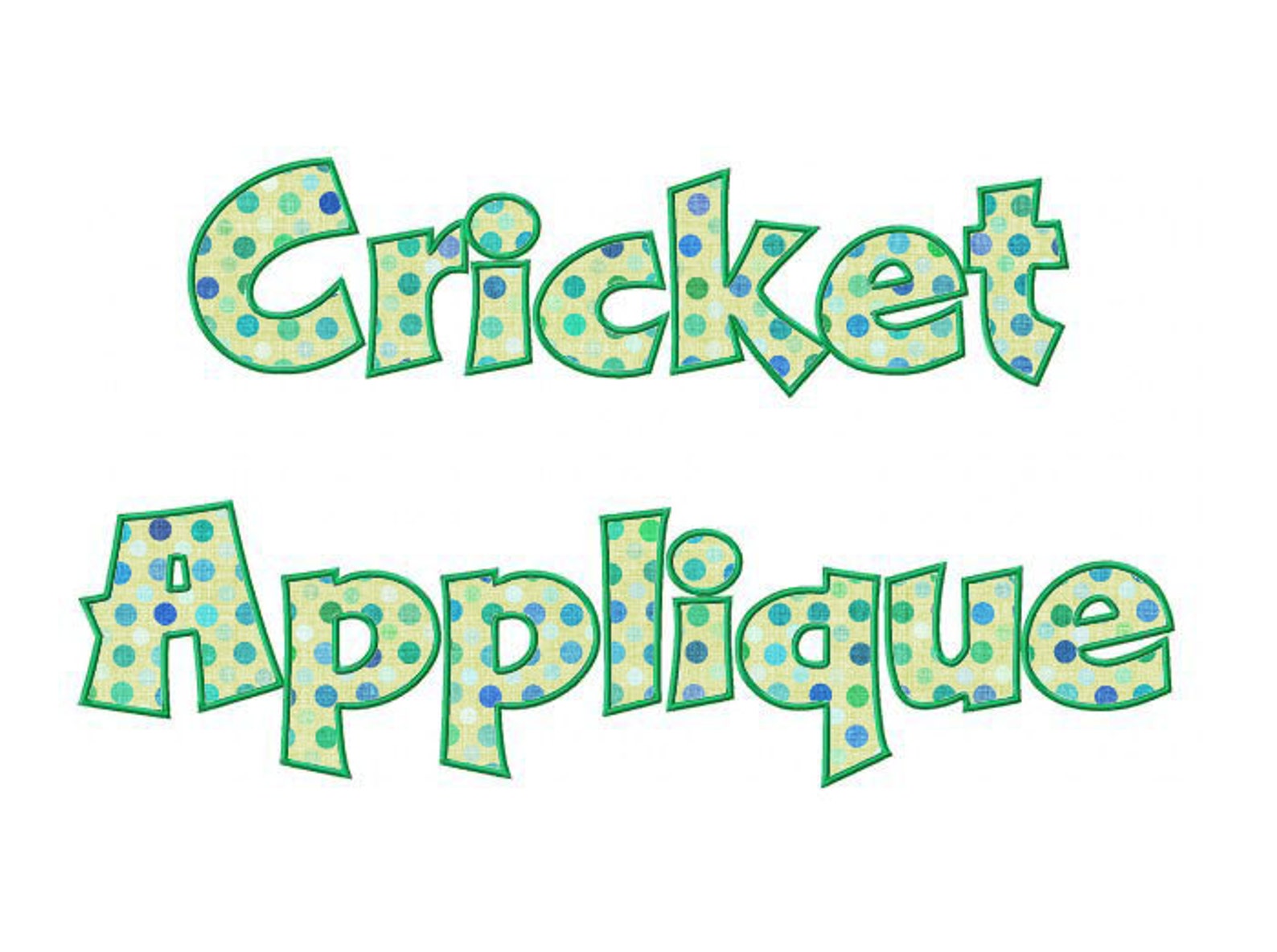 Cricket Applique Machine Embroidery Font Monogram Alphabet 3 - Etsy