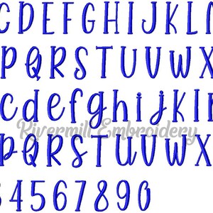 Farmhouse Machine Embroidery Font Monogram Alphabet - 3 Sizes - BX ...