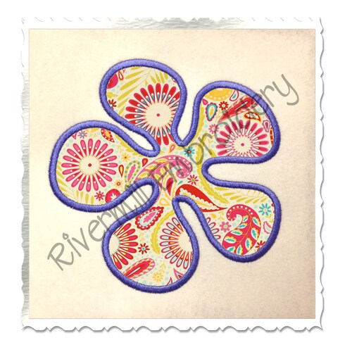 Magnolia Machine Embroidery Design Applique Embroidery - Etsy