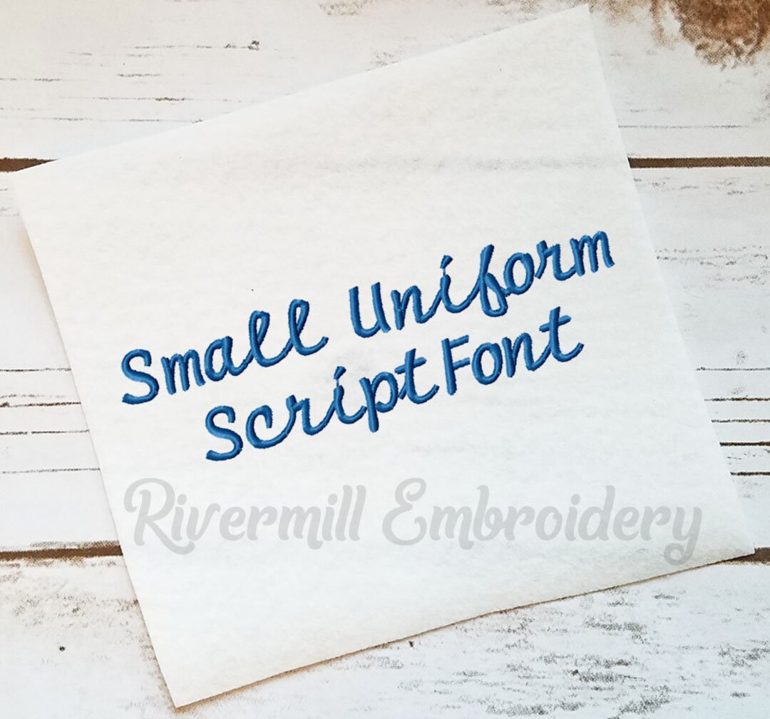 Small Uniform Script Machine Embroidery Font Alphabet - 3 Sizes - BX ...