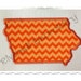 State of Iowa Applique Machine Embroidery Design 4 Sizes | Etsy