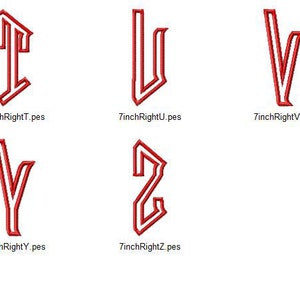 Point Monogram Applique Machine Embroidery Font Alphabet - 4 Sizes - BX ...