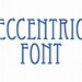Eccentric Machine Embroidery Font Monogram Alphabet - 3 Sizes - BX ...