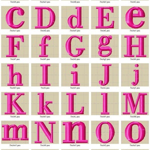 Split Applique Alphabet Machine Embroidery Alphabet - 4 Sizes - BX ...