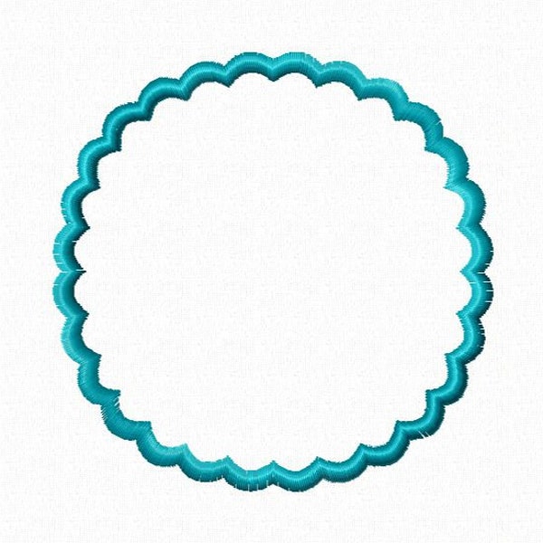 Scalloped Machine Embroidery Border - Etsy