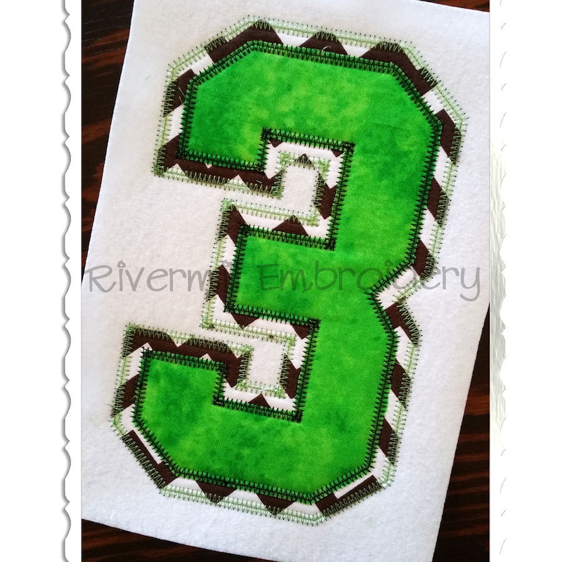 Varsity Numbers - Etsy