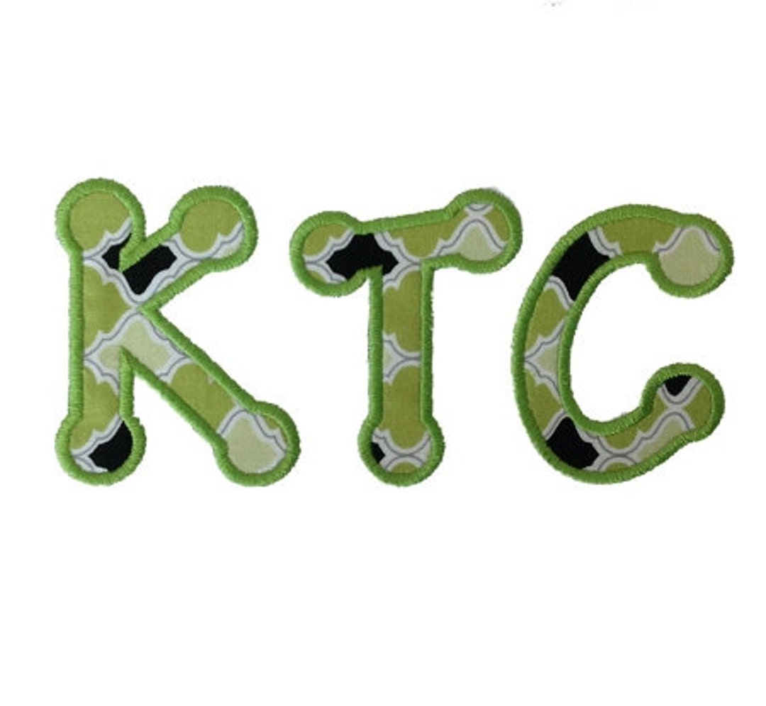 Tinker Toy Dot Applique Machine Embroidery Font Alphabet - 5 Sizes - BX ...