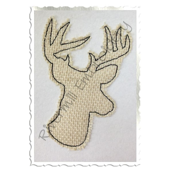 Deer Applique - Etsy