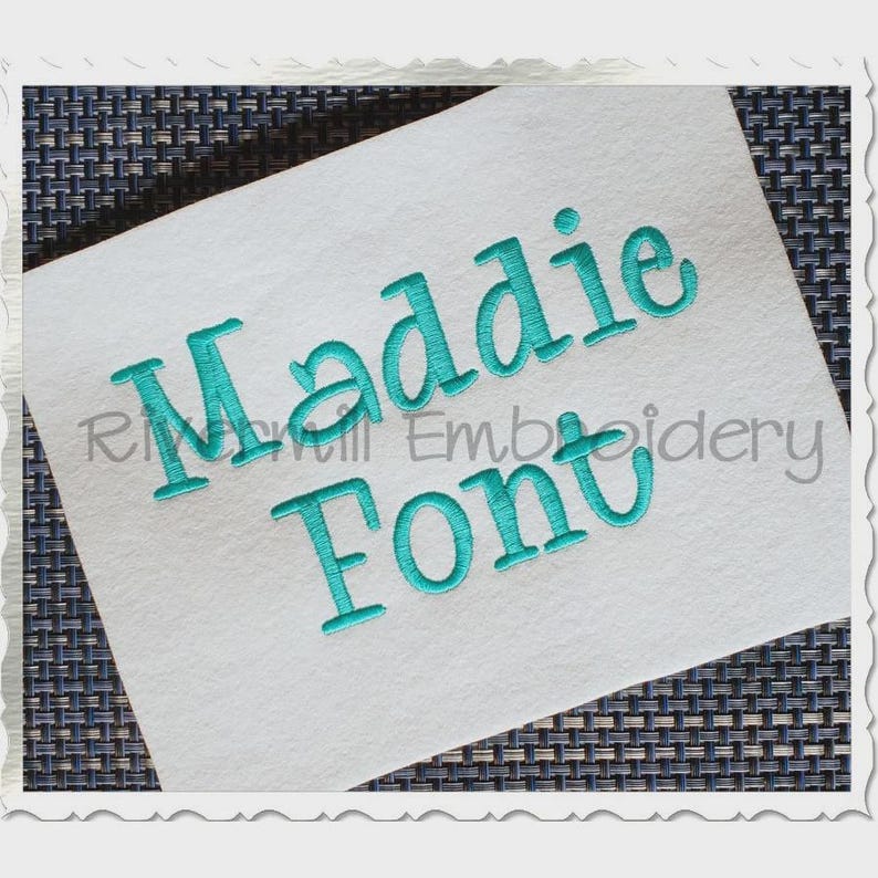 1 1/2" Size - Maddie Machine Embroidery Font Alphabet - BX Files ...