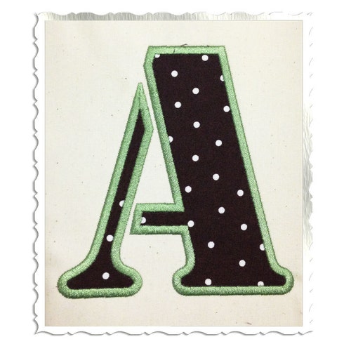 Army Stencil Machine Embroidery Font Alphabet 3 Sizes - Etsy