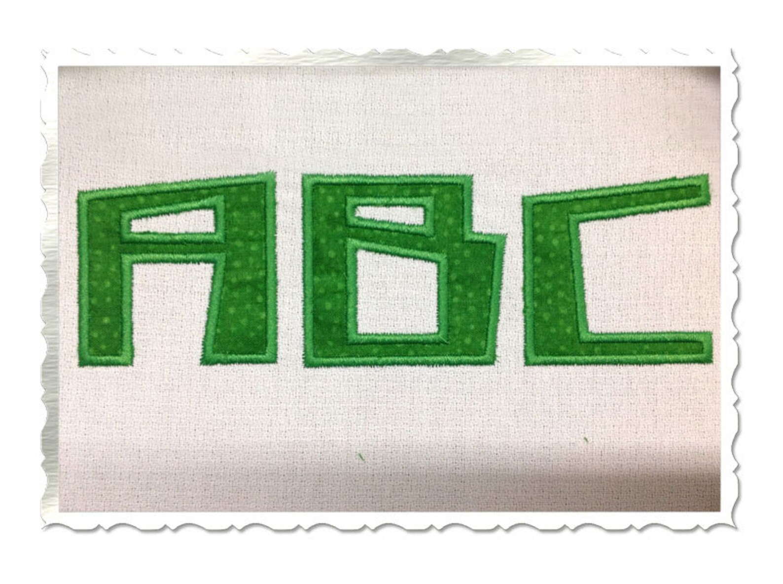 Blocky Applique Machine Embroidery Font Monogram Alphabet 4 | Etsy
