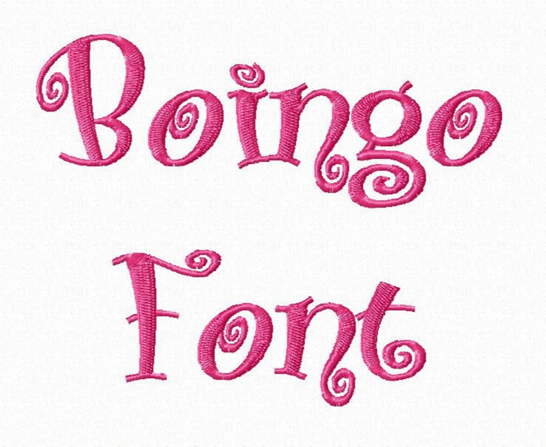 Boingo Machine Embroidery Font Monogram Alphabet - 3 Sizes - BX Files ...