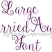 Large Carried Away Machine Embroidery Font Monogram Alphabet | Etsy