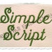 Simple Script Machine Embroidery Font Alphabet 1 1/2 - Etsy