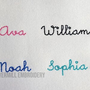 Half Inch Size - Hadley Chain Stitch Embroidery Font Monogram Alphabet ...