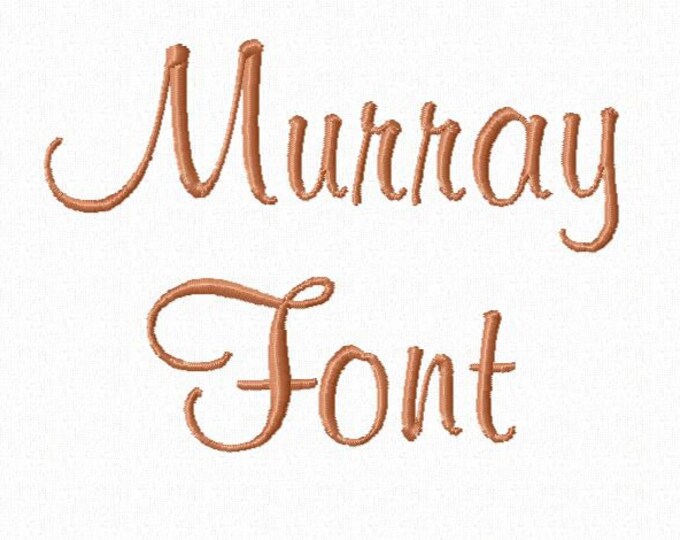 Murray Machine Embroidery Font Monogram Alphabet 3 Sizes - Etsy