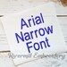 Sarah Machine Embroidery Font Monogram Alphabet - 3 Sizes Scalloped ...