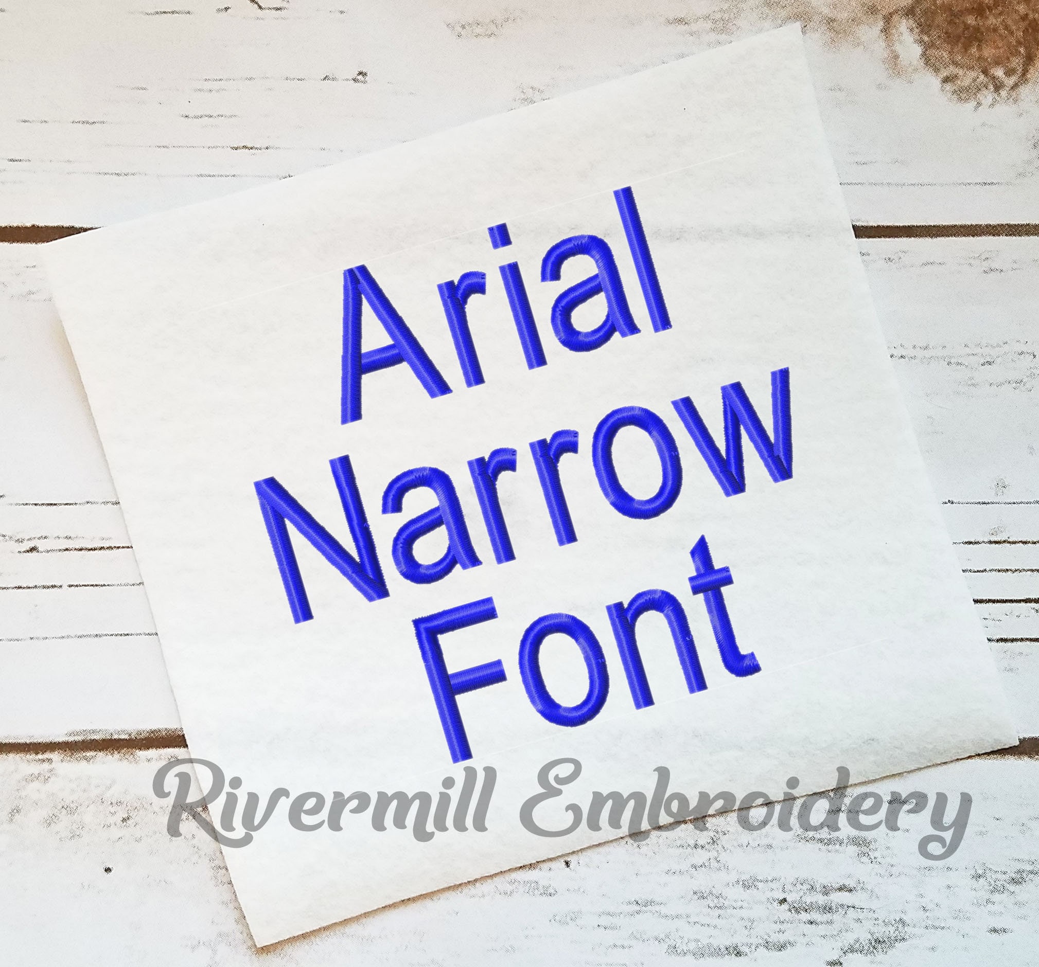 Arial Narrow Machine Embroidery Font Monogram Alphabet 3 - Etsy