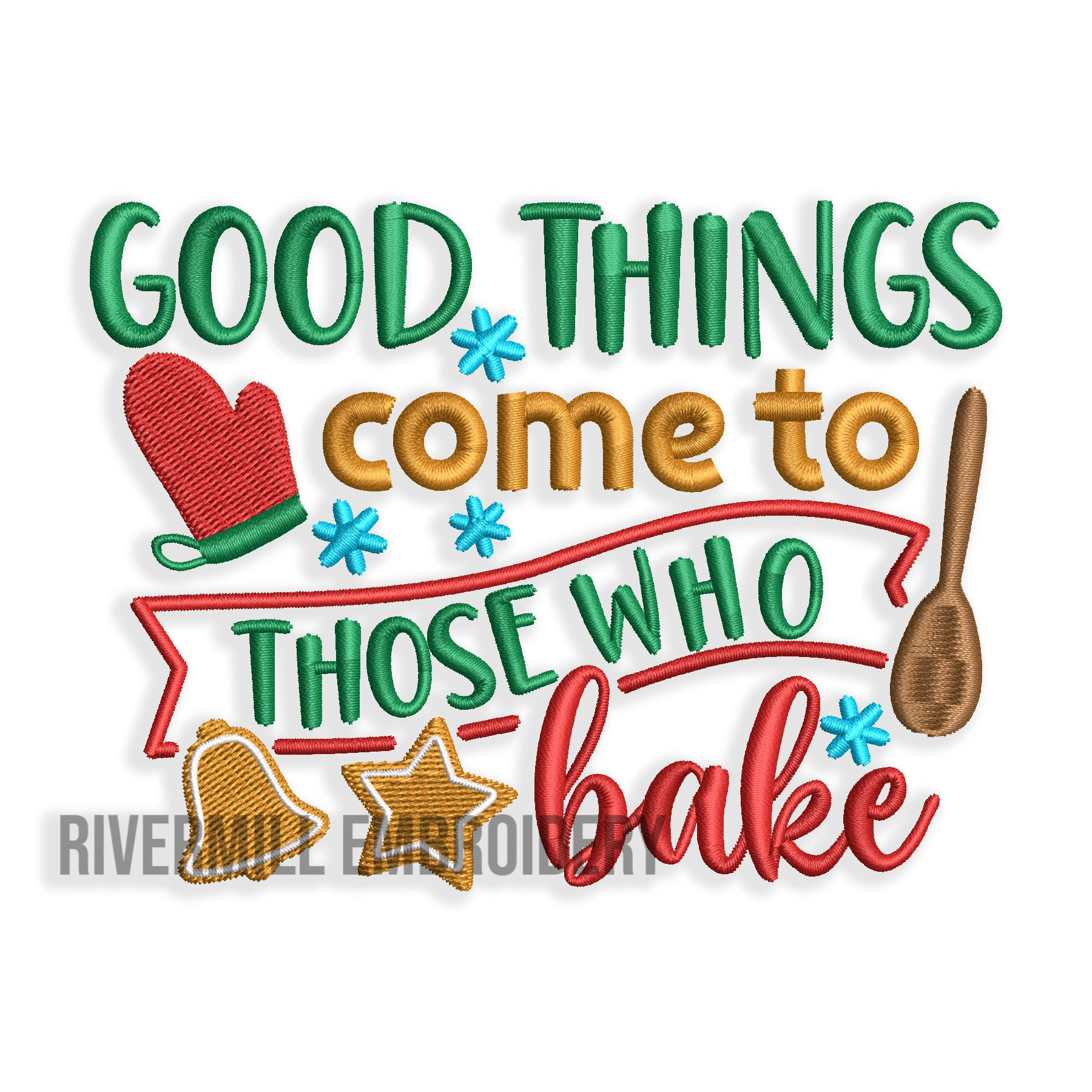 Good Things Come to Those Who Bake Christmas Machine Embroidery Design ...