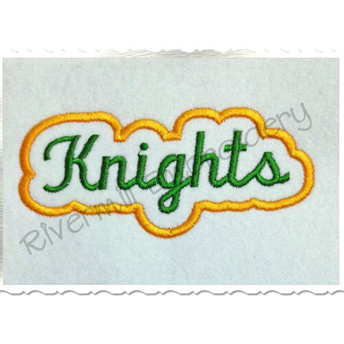 Knights Digital Machine Embroidery Applique Design 6 Sizes - Etsy