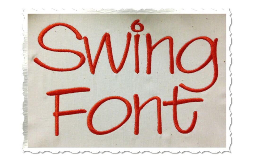 Swing Machine Embroidery Font Monogram Alphabet - 3 Sizes - BX Files ...