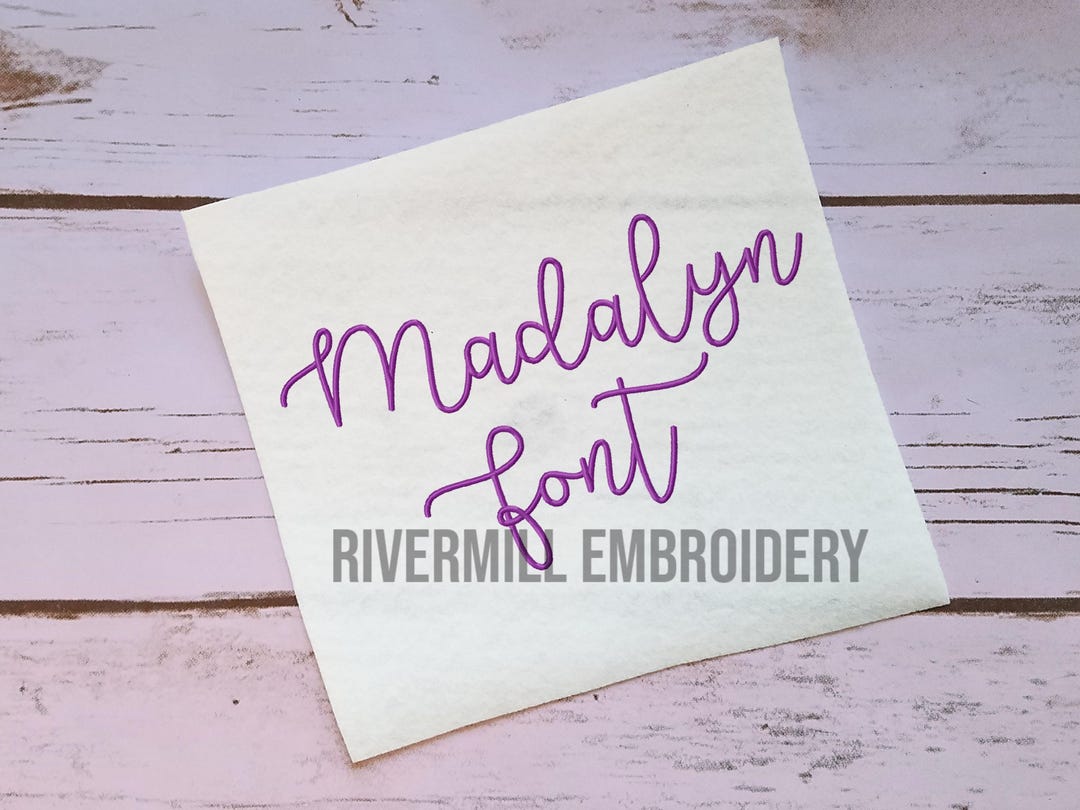 Madalyn Machine Embroidery Font Monogram Alphabet - 3 Sizes - BX Files ...