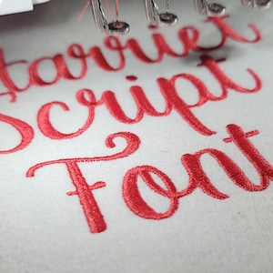 Harriet Script Machine Embroidery Font Monogram Alphabet - 3 Sizes - BX ...