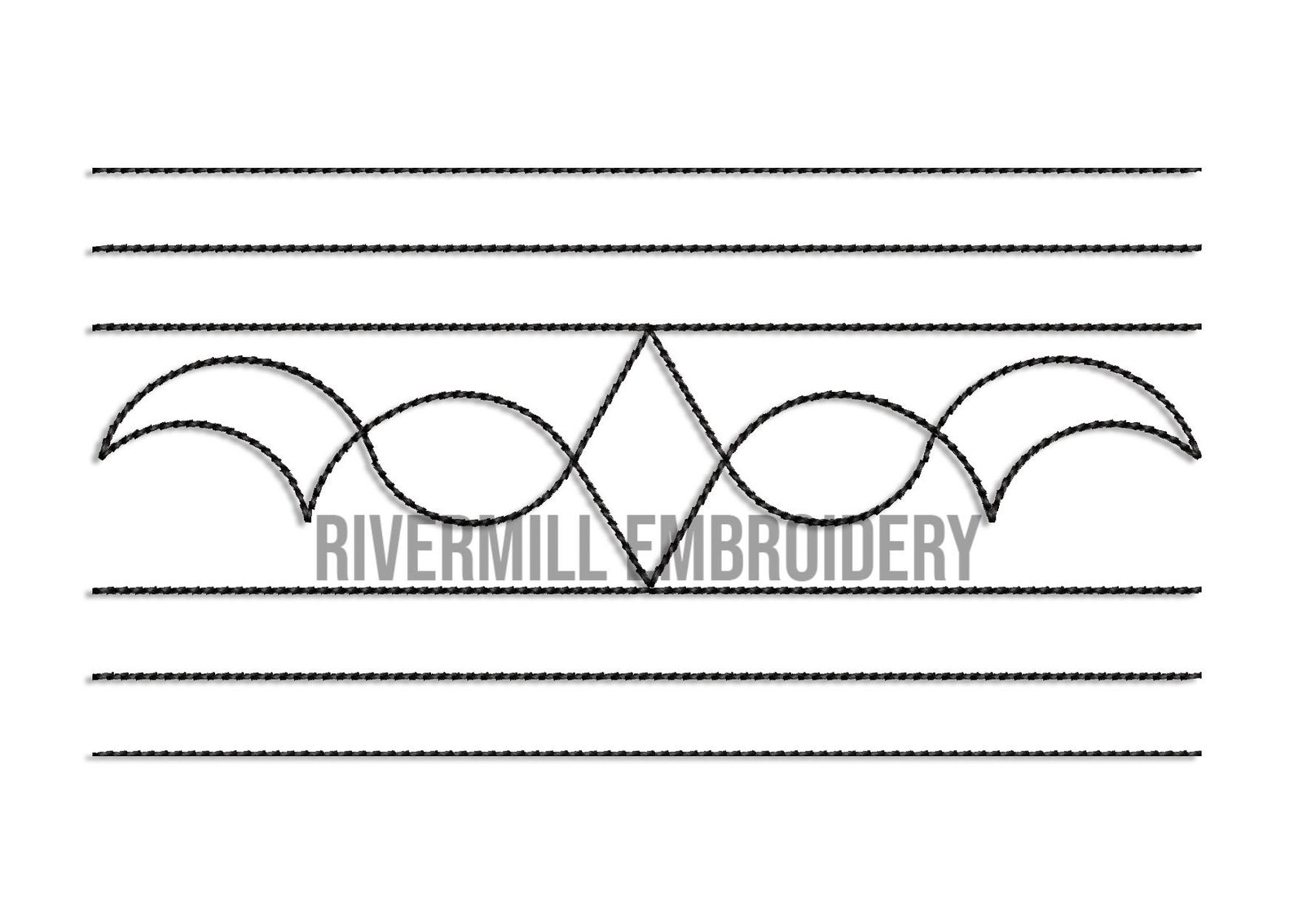 Large Western Cowboy Boot Toe Stitch Pattern Machine Embroidery Design ...