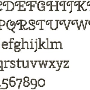 Cheery Machine Embroidery Font Monogram Alphabet - 3 Sizes - BX Files ...