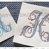 Large Maisie Machine Embroidery Font Monogram Alphabet 3 Sizes - Etsy