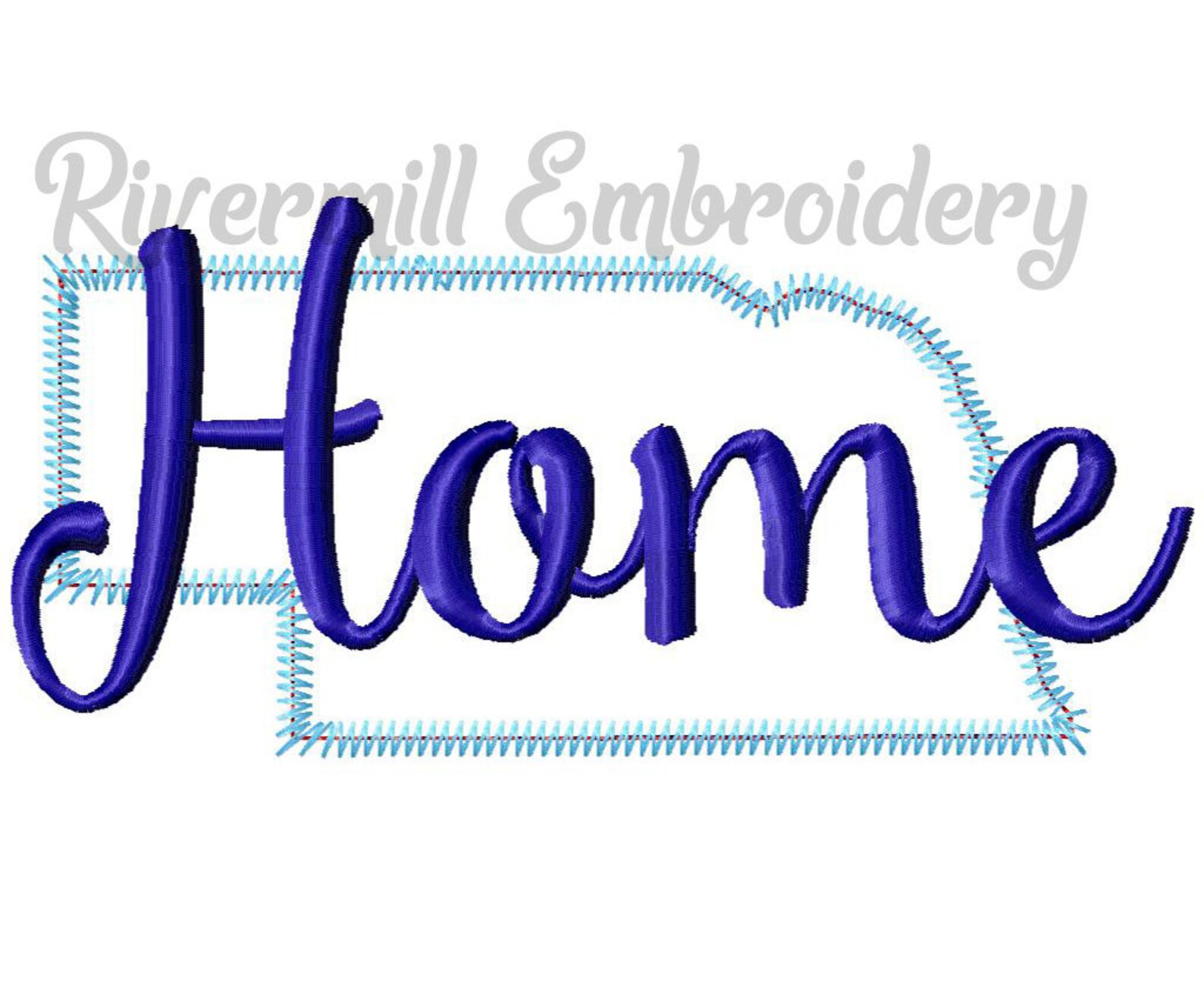 Nebraska Home Zig Zag Applique Machine Embroidery Design 4 - Etsy