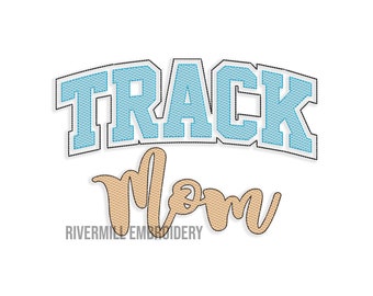 Track Mom Machine Embroidery Design 12 Sizes, Track Embroidery Design ...