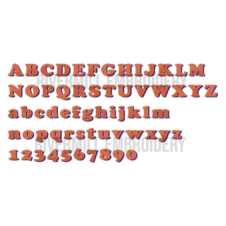 Cooper Shadow Machine Embroidery Font Alphabet - 3 Sizes - BX Files ...