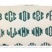 Small Point 3 Letter Monogram Machine Embroidery Font Alphabet - Etsy