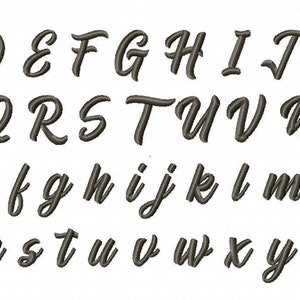 Andrea Machine Embroidery Font Monogram Alphabet - 3 Sizes - BX Files ...