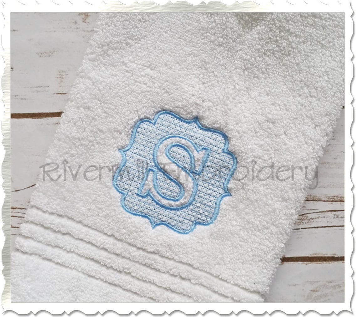 5 Inch Size Embossed Machine Embroidery Monogram Alphabet - Etsy