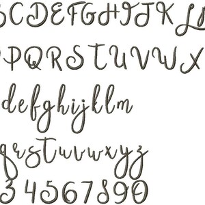 Butterfly Machine Embroidery Font Monogram Alphabet 3 Sizes - Etsy