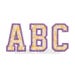Double Applique Varsity (style 2) Machine Embroidery Font Monogram ...