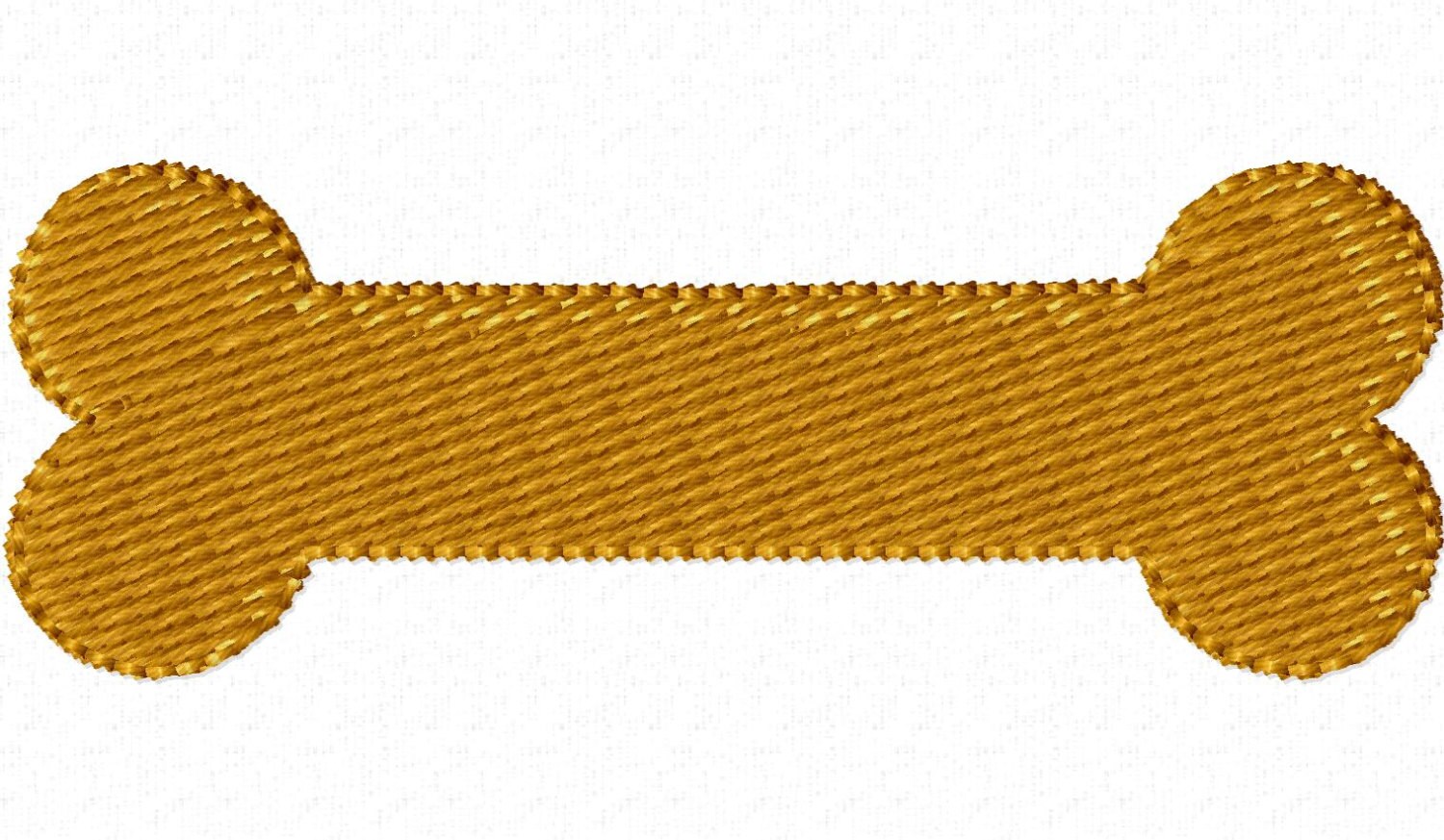 Mini Dog Bone Machine Embroidery Design 4 Sizes | Etsy