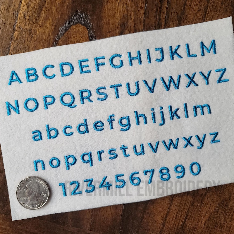 Small Letters Thick - Etsy