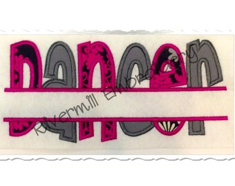 Dance Digital Machine Embroidery Applique Design 6 Sizes, Dance Mom ...