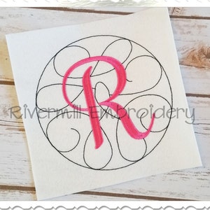 Swirl Monogram Machine Embroidery Alphabet - 3 Sizes - BX Files Instant ...