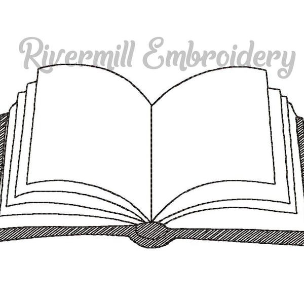 Open Book Applique - Etsy