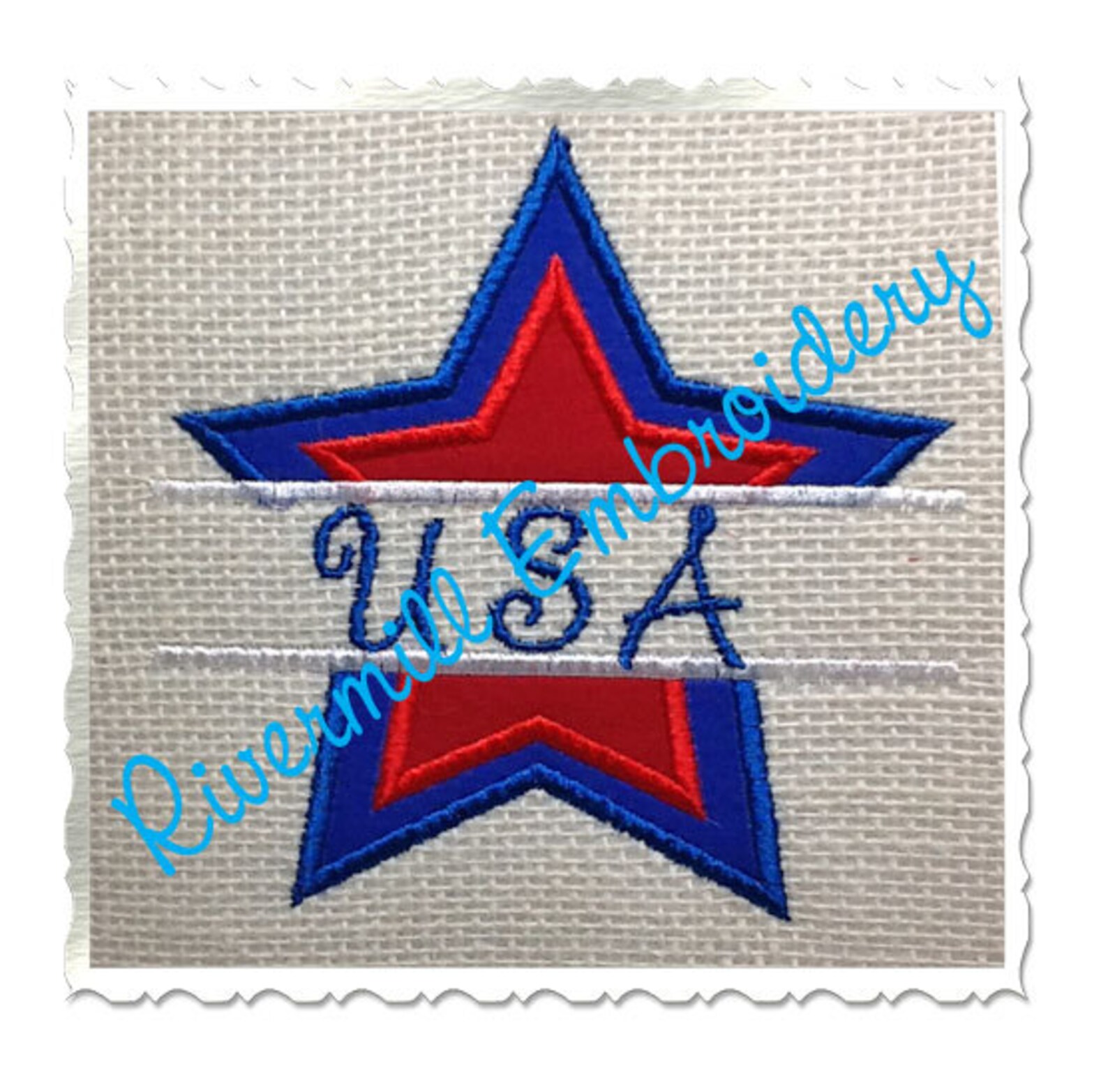 Split Star Applique Machine Embroidery Design 5 Sizes - Etsy