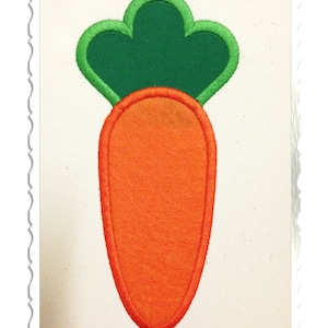Applique Carrot Machine Embroidery Design - 5 Sizes - Etsy