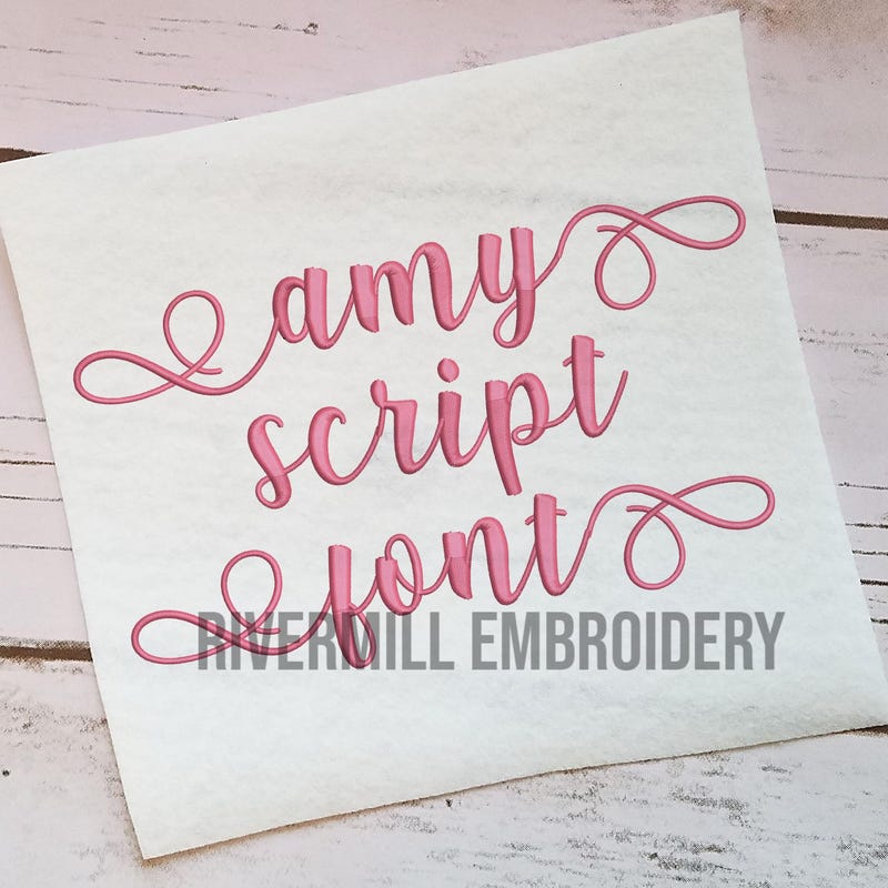 Amy Embroidery Design - Etsy