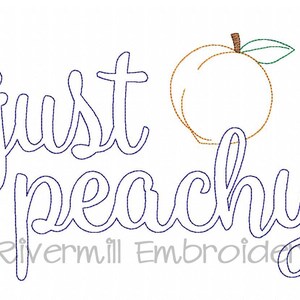 Raggy Applique Just Peachy Machine Embroidery Design - 4 Sizes ...