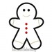 Gingerbread Man Applique Machine Embroidery Design - 4 Sizes - Instant ...