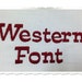 Western Machine Embroidery Font Monogram Alphabet - 3 Sizes - BX Files ...